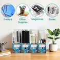 Set of 6 Heavy Book Organizer, Easy to clean PP Magazine File Holder ...