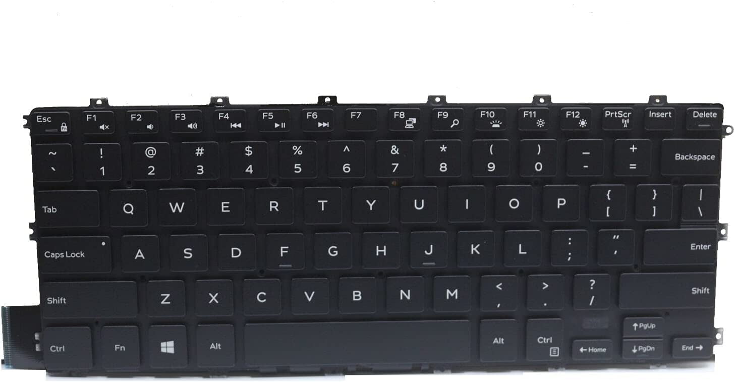 New US Black English Backlit Laptop Keyboard (Without palmrest) for ...