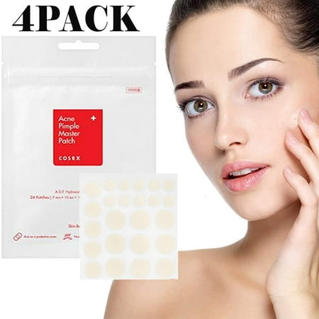 [4Pack] COSRX Acne Cover Spot Patch Hydrocolloid,| Spot Cover ...