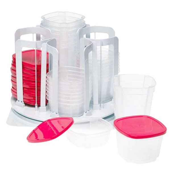 Spin 'N' Store Revolving Food Storage System 49 Pieces - Walmart.com