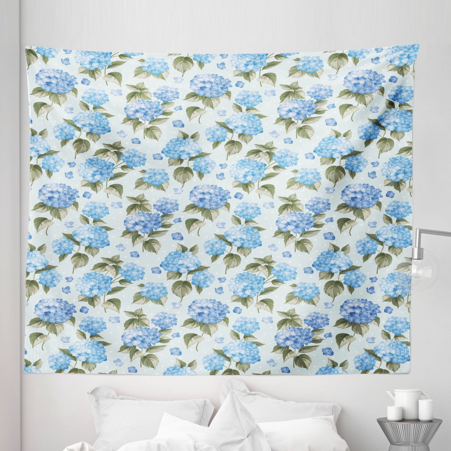 Bridal Tapestry, Hydrangea Flowers over Soft Background Wedding Bridal ...
