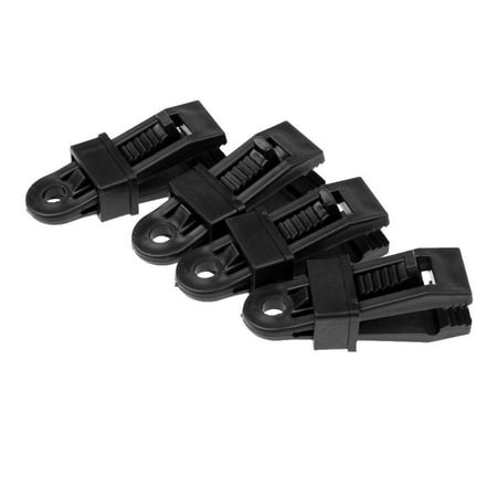 4 Pack Small Clamp Tarp Awning Clamp Set Tarp Clips Black Clips Jaw ...