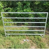 ALUMINUM 5 FT X 10 FT 6 RAIL 40" TALL WALL-MOUNTED SHEEP & GOAT STALL ...