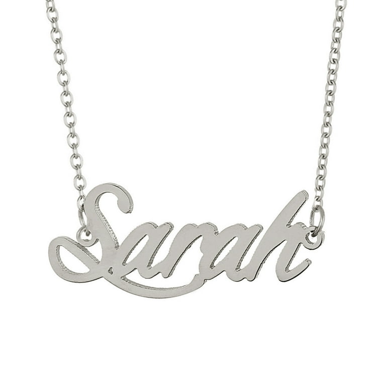 Sarah Name Necklace