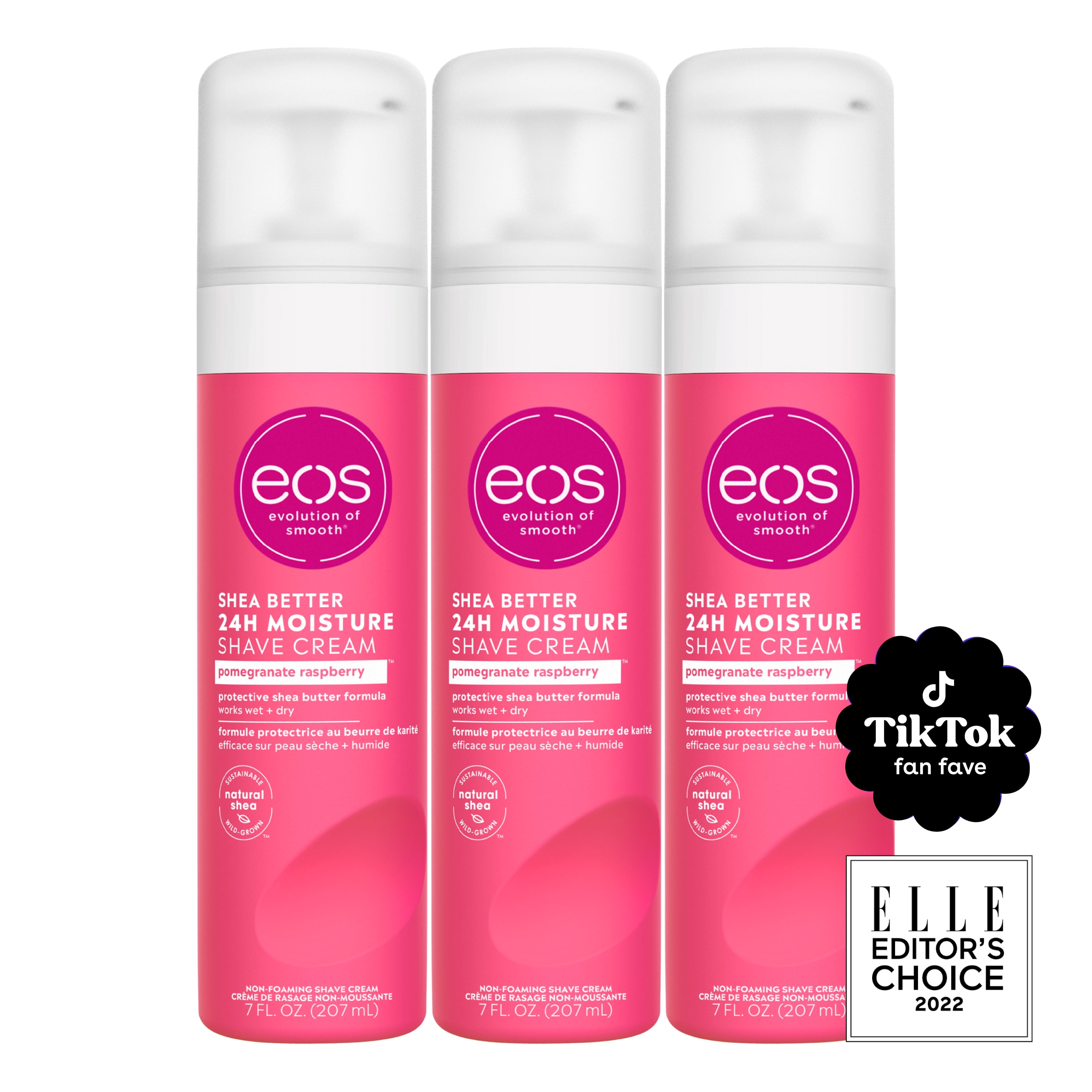 eos Shea Better Shave Cream- Pomegranate Raspberry, 24H Moisture ...