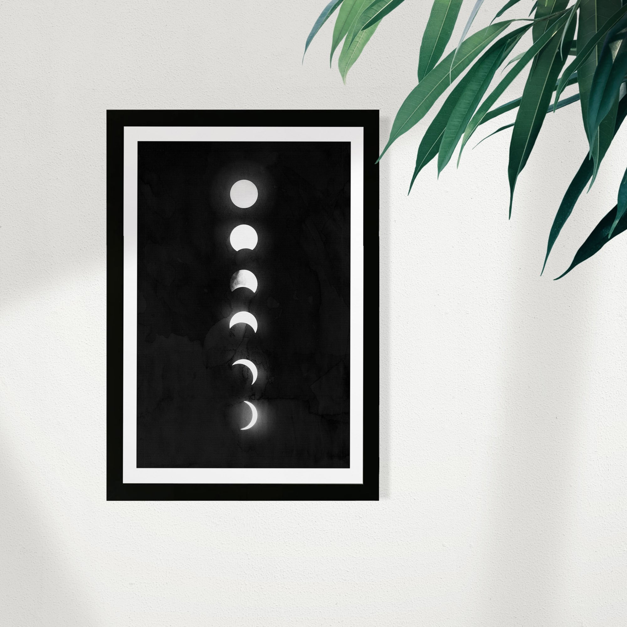 Hand Painted Moons Retro Moon Phases Retro Wall Decor Acrylic Moon ...