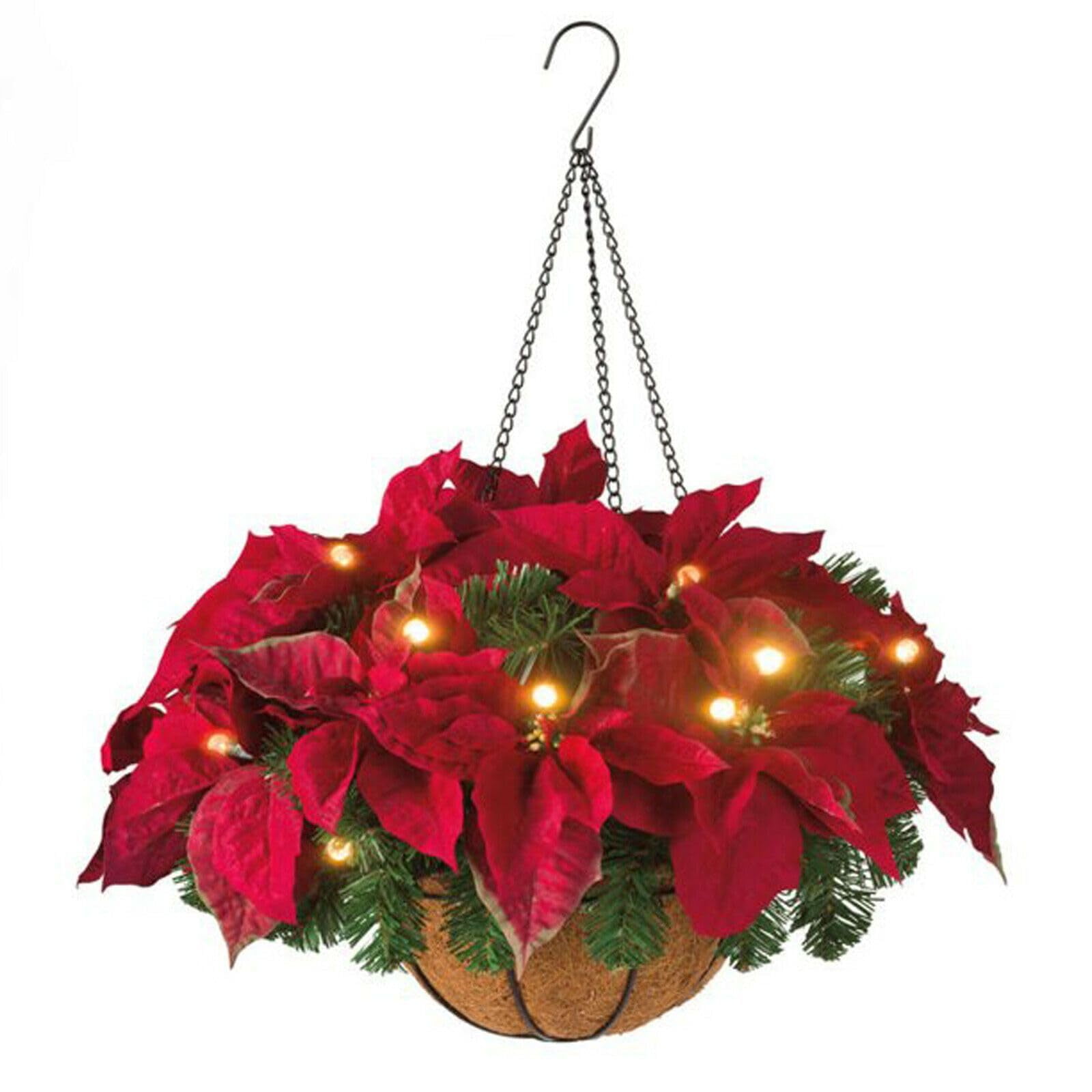 Click here for Generic Christmas Hanging Basket For Outside With... prices