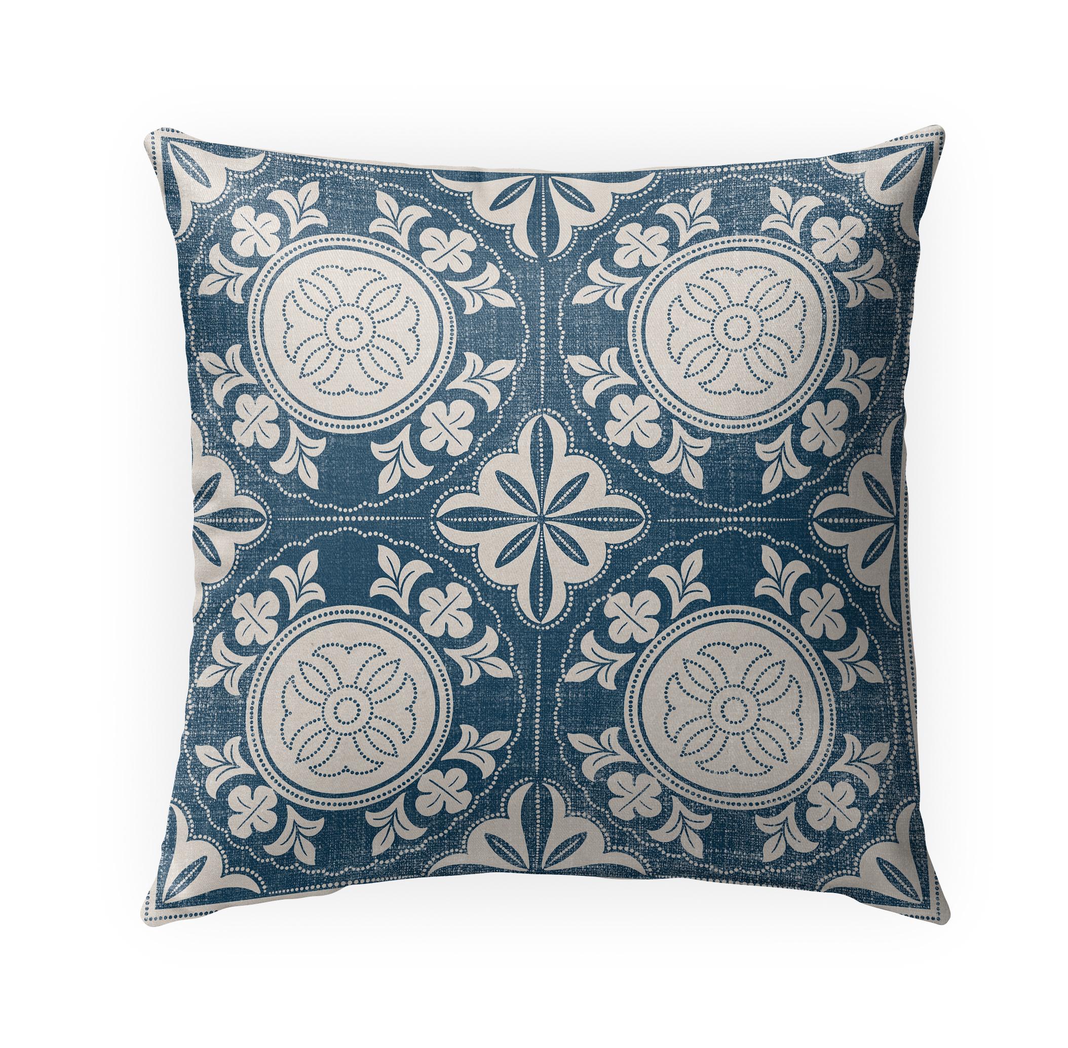 FLORHAM TILE INDIGO REVERSED Indoor|Outdoor Pillow by Kavka Designs ...