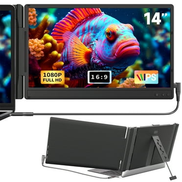 InnoView 15.8 Inch FHD 1080P USB C HDMI Laptop Powered Portable Monitor ...