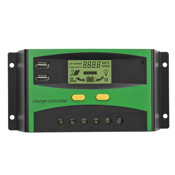 Solar Charge Controller Automatic Recognition LCD Screen Current ...