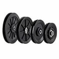 4 Pcs Bearing Pulley 60 70 88 90 95Mm Nylon Silent Pulley For Strength ...