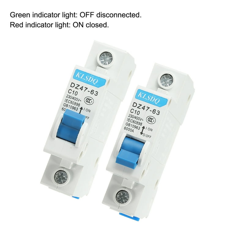 2P DC 500V 20A MCB Overcurrent Protection 2P DC 500V 20A - Safety MCB ...