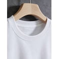 “Funny Bald Head Graphic Print Short Sleeve Crew Neck T-Shirt ...