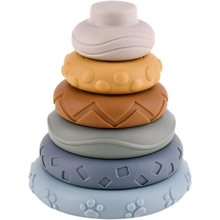 Stacking & Nesting Circle Toy | Koala Stacks of Circles Stacking Stem ...