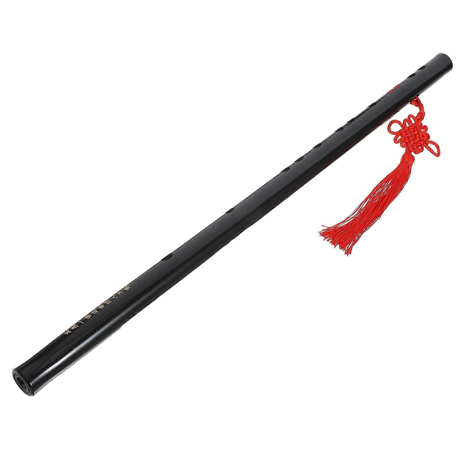 Black Bamboo Flute with Tassels 1 Piece Traditional Musical Instrument ...