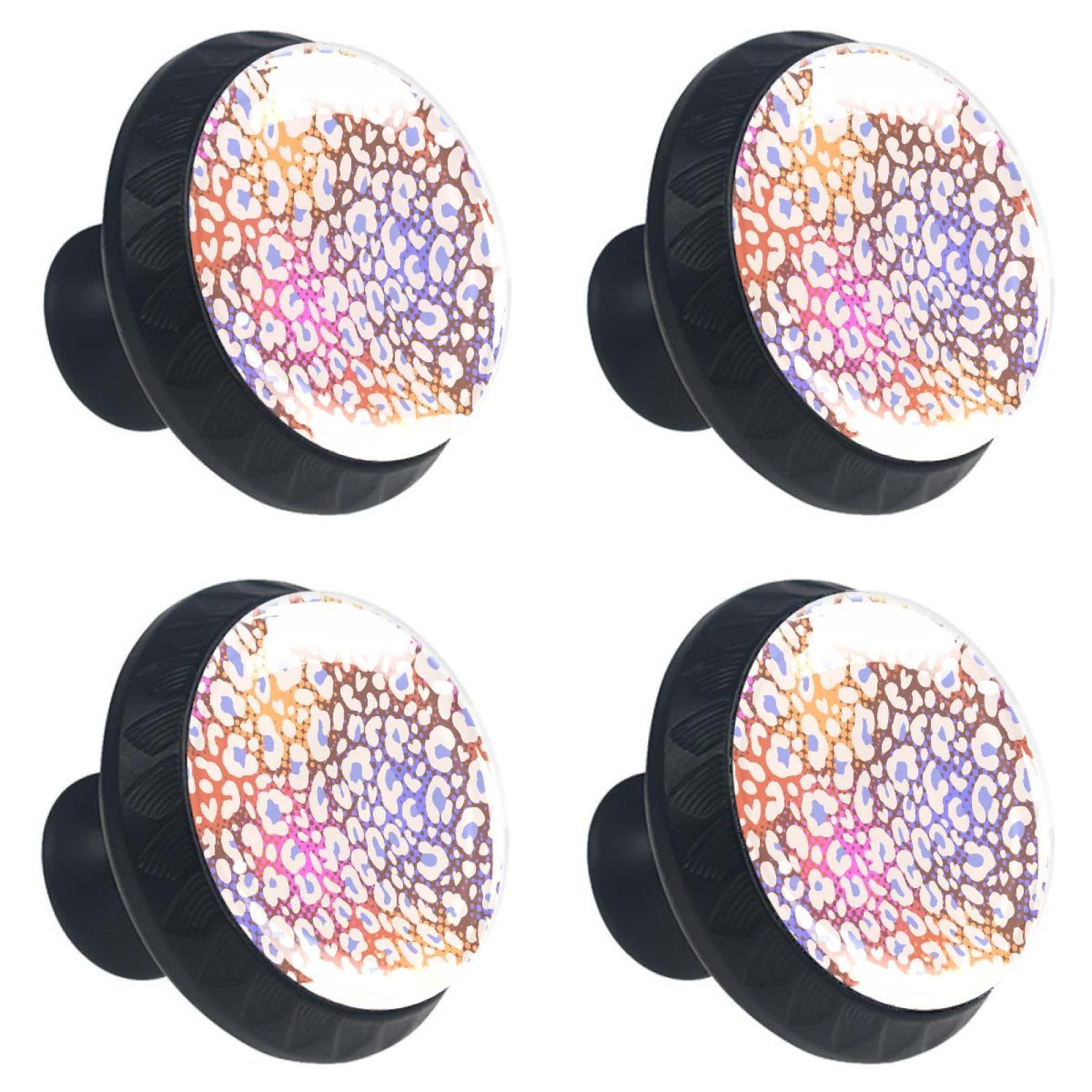 4 Pcs Animal Skin Texture Knobs for Kitchen Cabinet Cupboard Dresser ...
