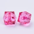 500 g Transparent Acrylic Beads Faceted Cube Medium Violet Red ...
