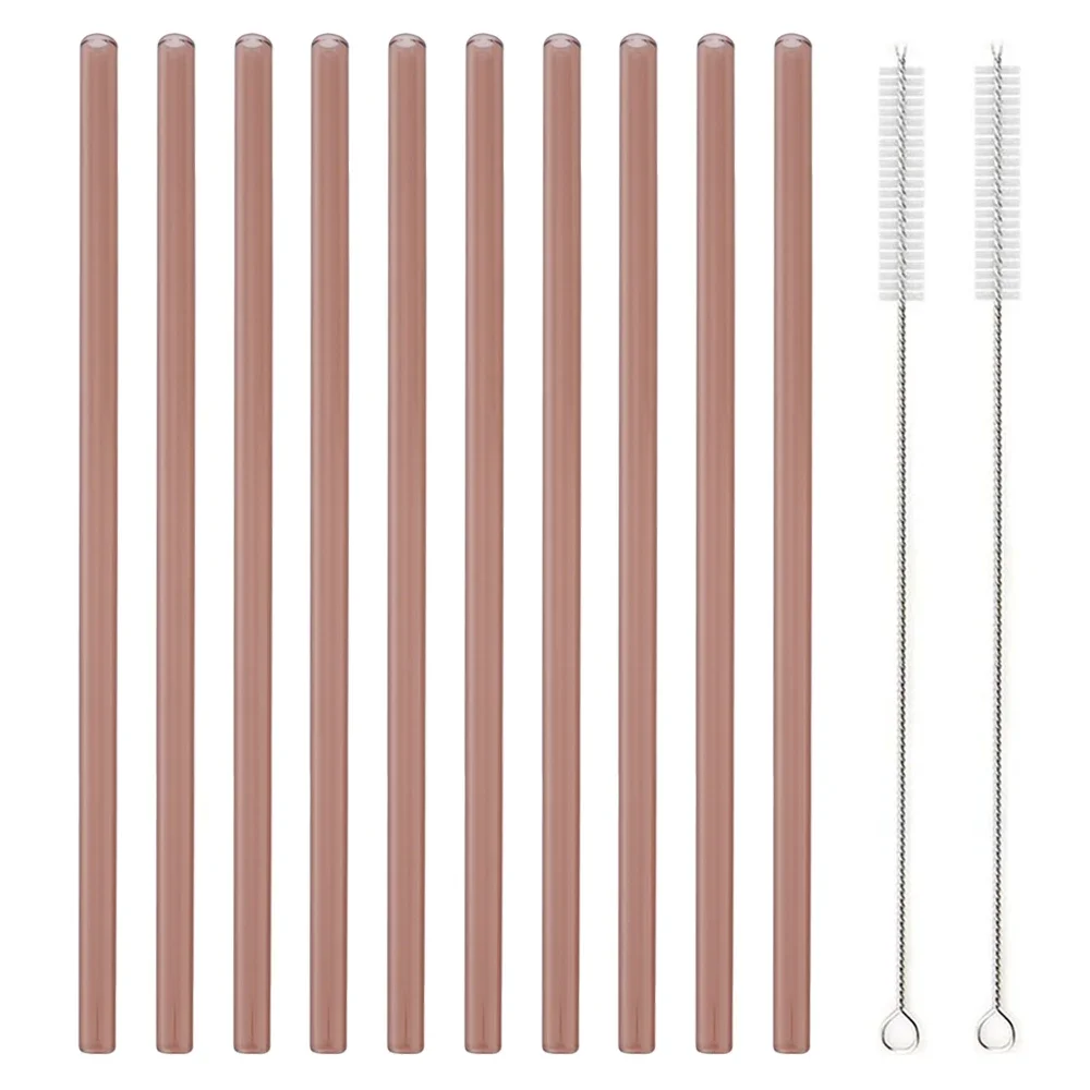 Click here for Barsitemonsalecanada 12pcs Reusable Glass Straw Se... prices