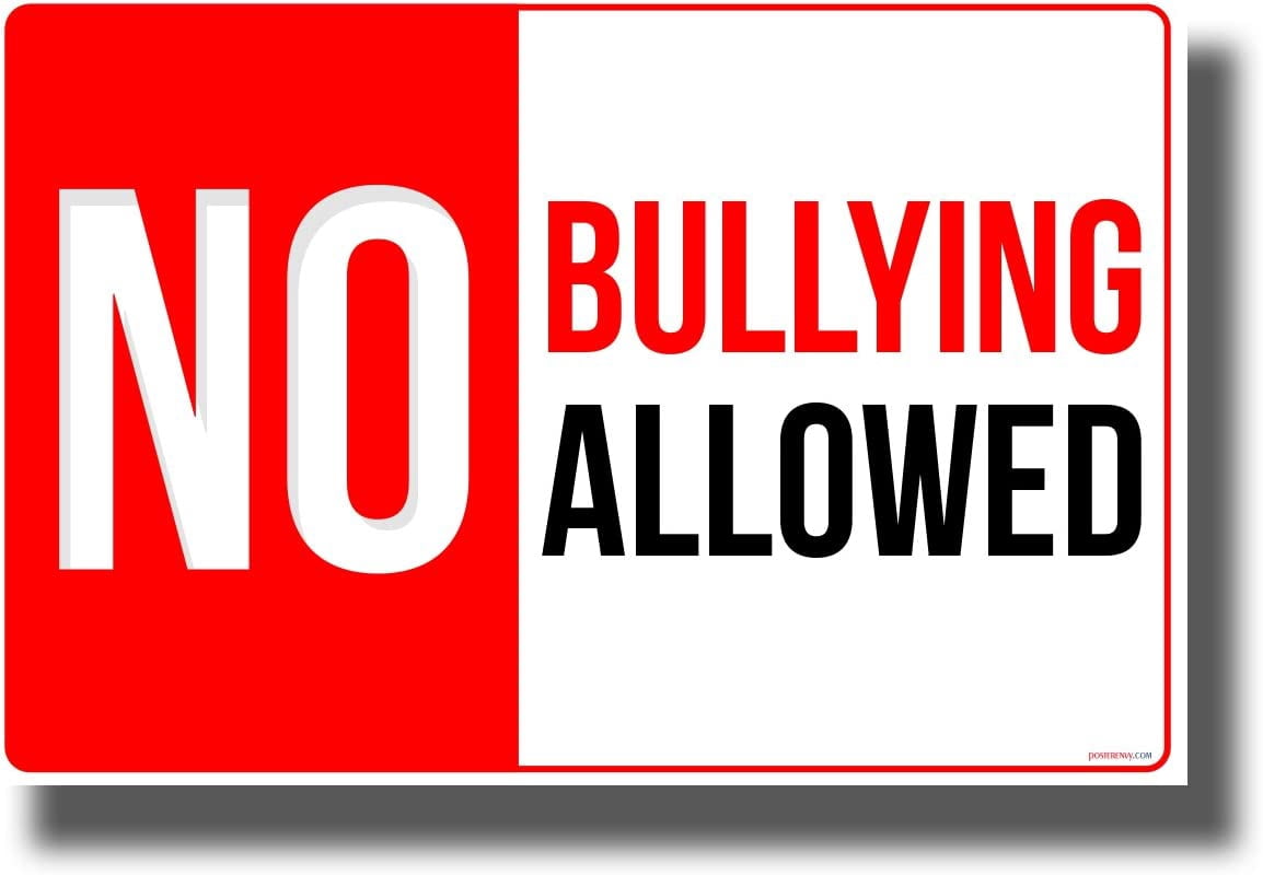 No Bullying ALLOWED - NEW Classroom Motivational Behavior POSTER ...