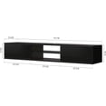 Atelier Mobili Floating TV Stand 70 Inch, Wall Mounted Entertainment ...