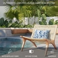 Chaise Lounge Headrest Pillow 2 Pack, Blue Leaf Waterproof Chair ...