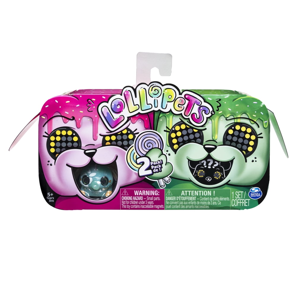 Lollipets, Two-Pack, Mini Interactive Collectible Pets with Candy ...