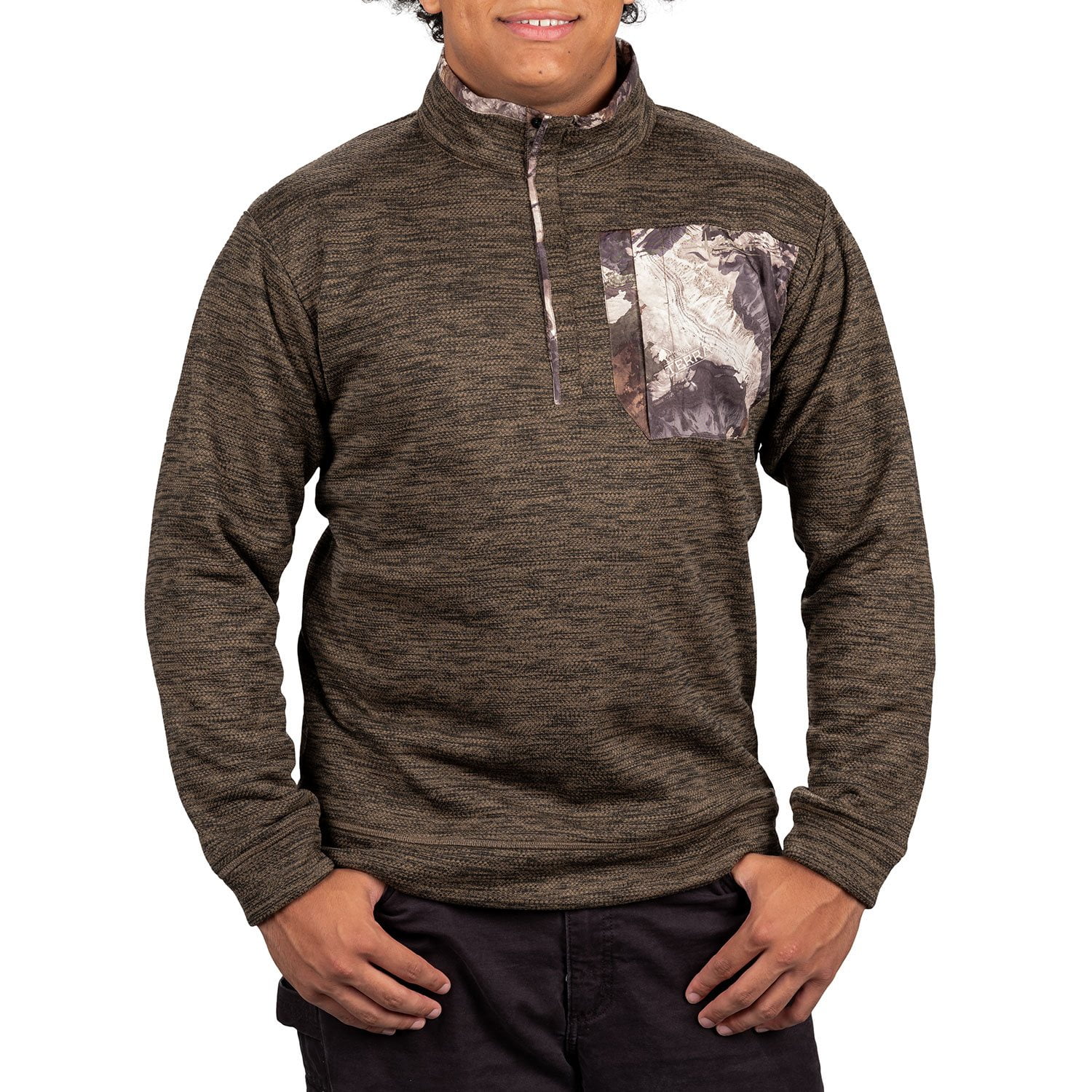 Habit Men’s Snap Front Fleece Pullover with Scent-Factor - Samsclub.com
