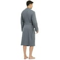 U2SKIIN Mens Cotton Robe, Lightweight with Pockets, SPA Kimono Bathrobe ...