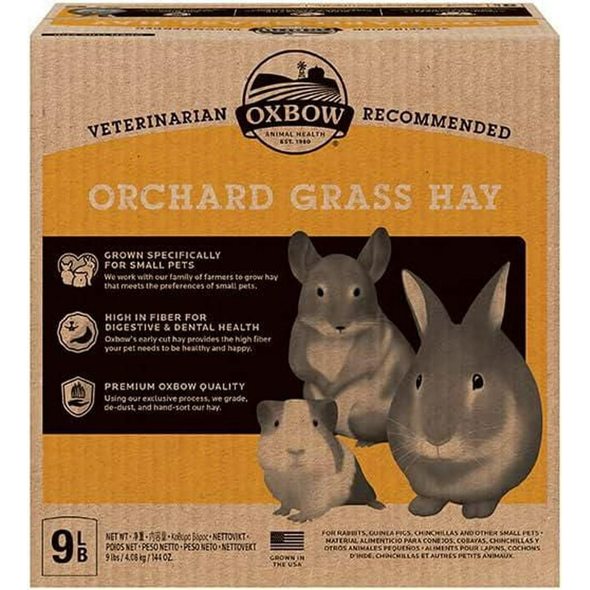 Click here for Oxbow Orchard Grass Small Animal Food 9 Lb prices