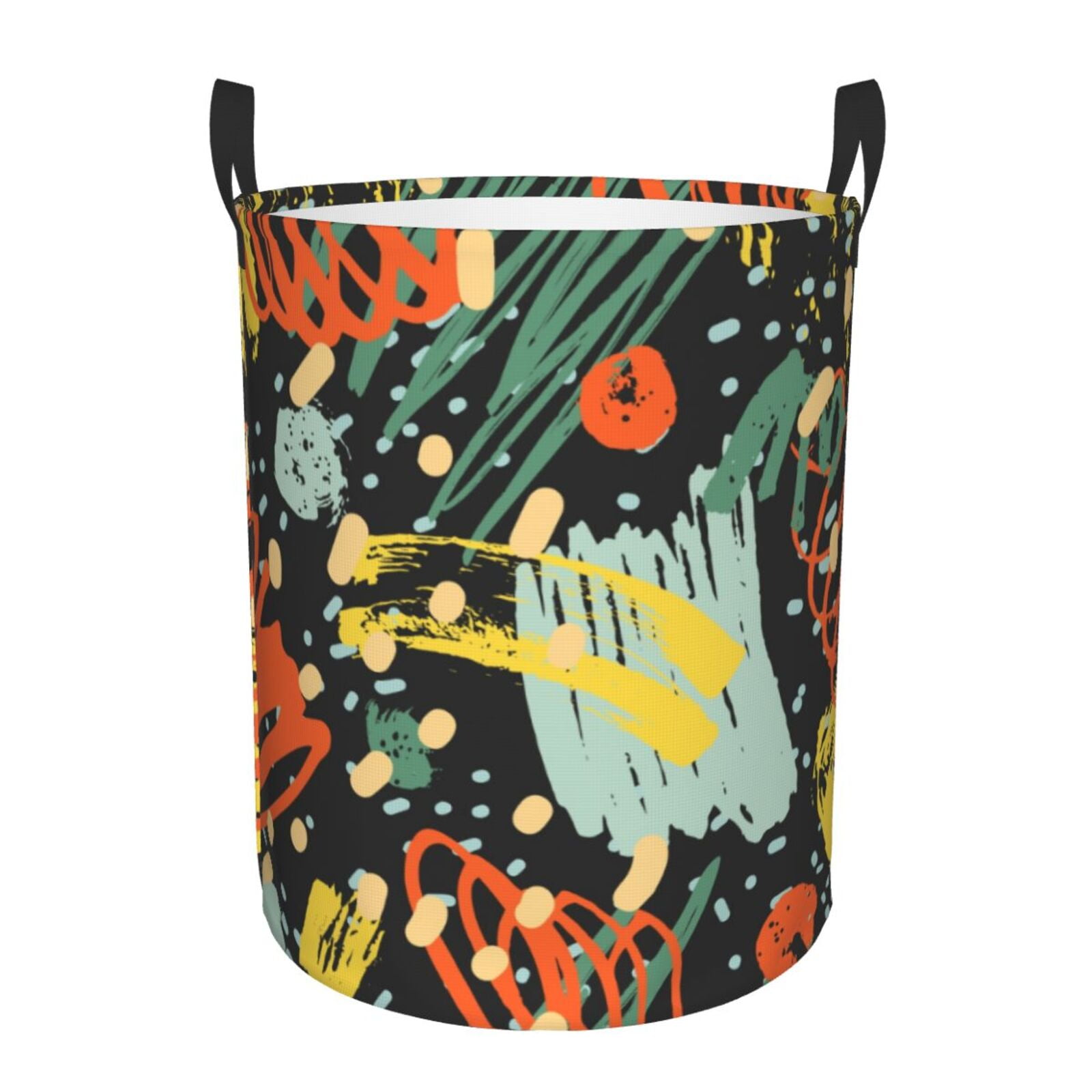 ZNDUO Round Laundry Basket, Waterproof Collapsible Laundry Baskets with ...