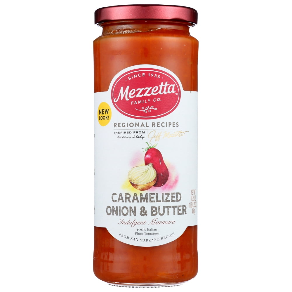 Mezzetta Caramelized Onion And Butter Tomato Sauce, 16.25 Oz - Walmart ...