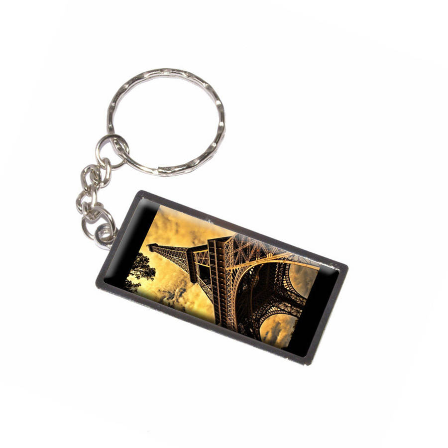 Eiffel Tower Paris Vintage Keychain Key Chain Ring - Walmart.com
