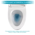Ceramic One Piece Toilet, Elongated Dual Flush Toilet with Soft Close ...