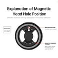 Magnetic Phone Mount Holder Bracket With 1/4 Screw For Tripod Camera ...