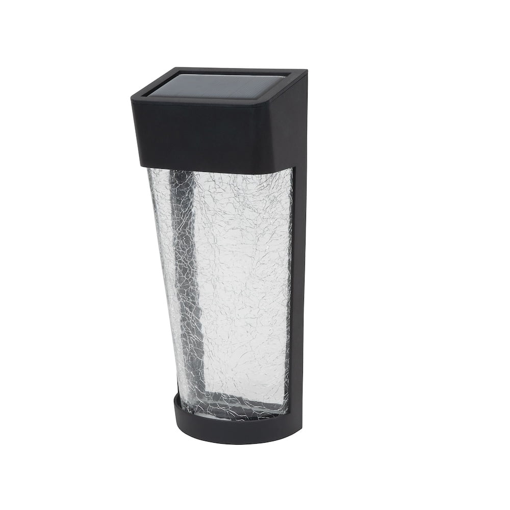 Fusion 25407 Solar Fence Wedge Light, Black - Walmart.com