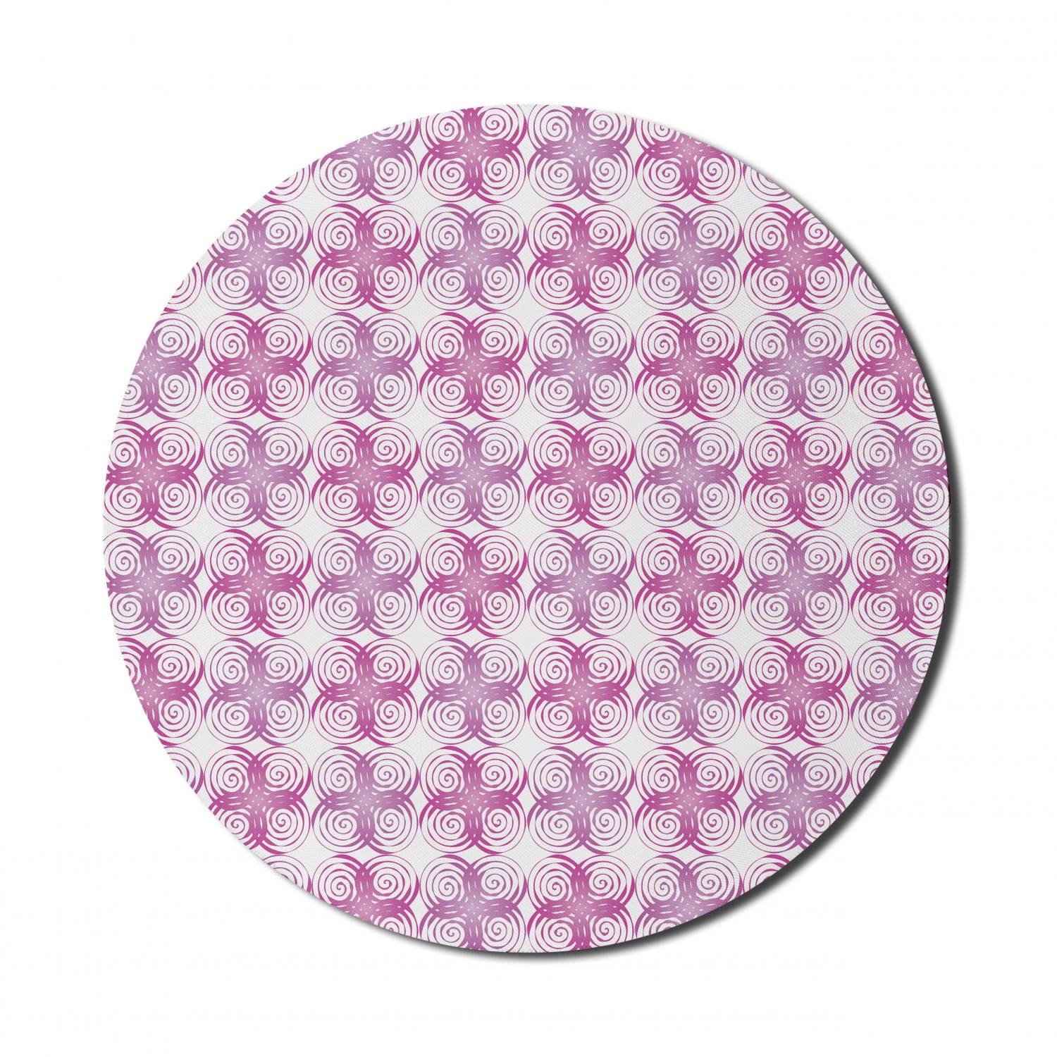 Abstract Mouse Pad for Computers, Swirling Spiral Patchwork Geometric ...