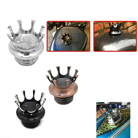 Functional King Crown Gas Cap Wearable Leakproof Motorcycle Gas ...