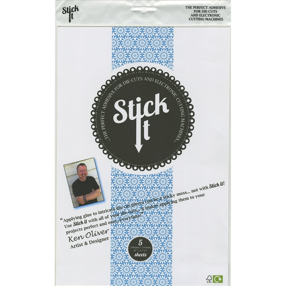Stick It Adhesive Sheets 8"X12.25" 5/Pkg- - Walmart.com - Walmart.com
