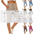 Avirosel Women's High Waisted Slim Fitting Capri Yoga Pants Lightweight ...