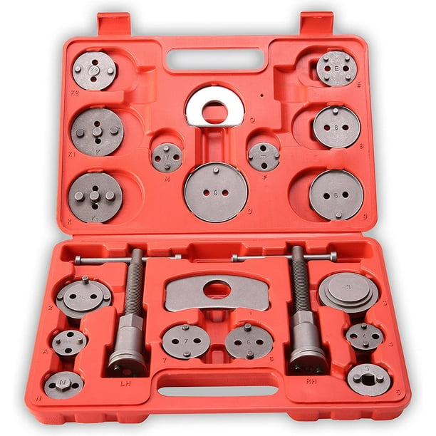 22 Piece Brake Piston Reset Kit - Reset Tool for Resetting Brake Piston ...