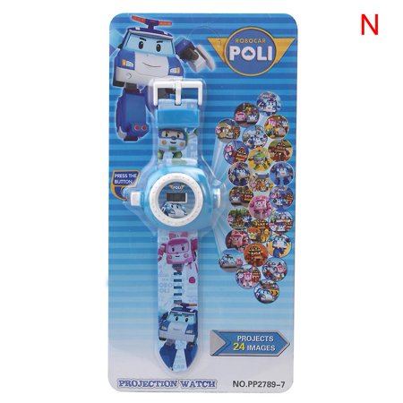 3d Children's Cartoon 24 Pictures Projection Watch With Multiple ...