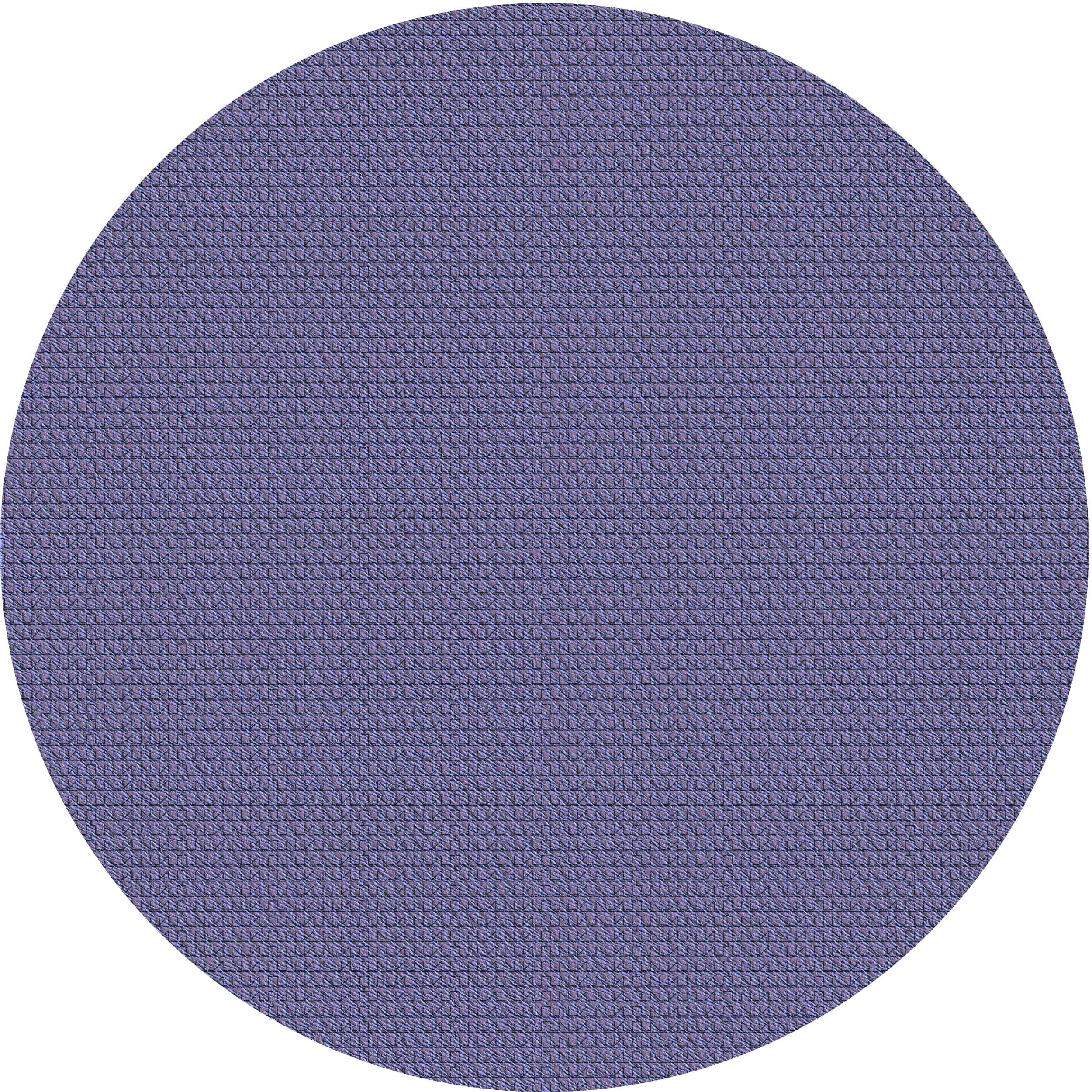 Ahgly Company Indoor Round Patterned Medium Slate Blue Area Rugs, 5 ...