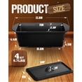 Cast Iron Bread Loaf Pan with Lid, 3.5QT, 13x5 , Black Nonstick Popover ...