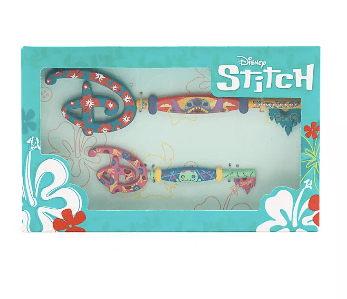 Disney Store Stitch and Scrump Key Set New with Box - Walmart.com