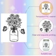 24Pcs 24 Styles PVC Self Adhesive Stickers Waterproof Embossed Decals ...