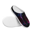 JUNZAN Futuristic Purple Panther Print Cozy Slippers for Men& Women ...
