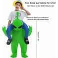 Inflatable Alien Rider Costume - Perfect for Halloween, Cosplay & Fun ...