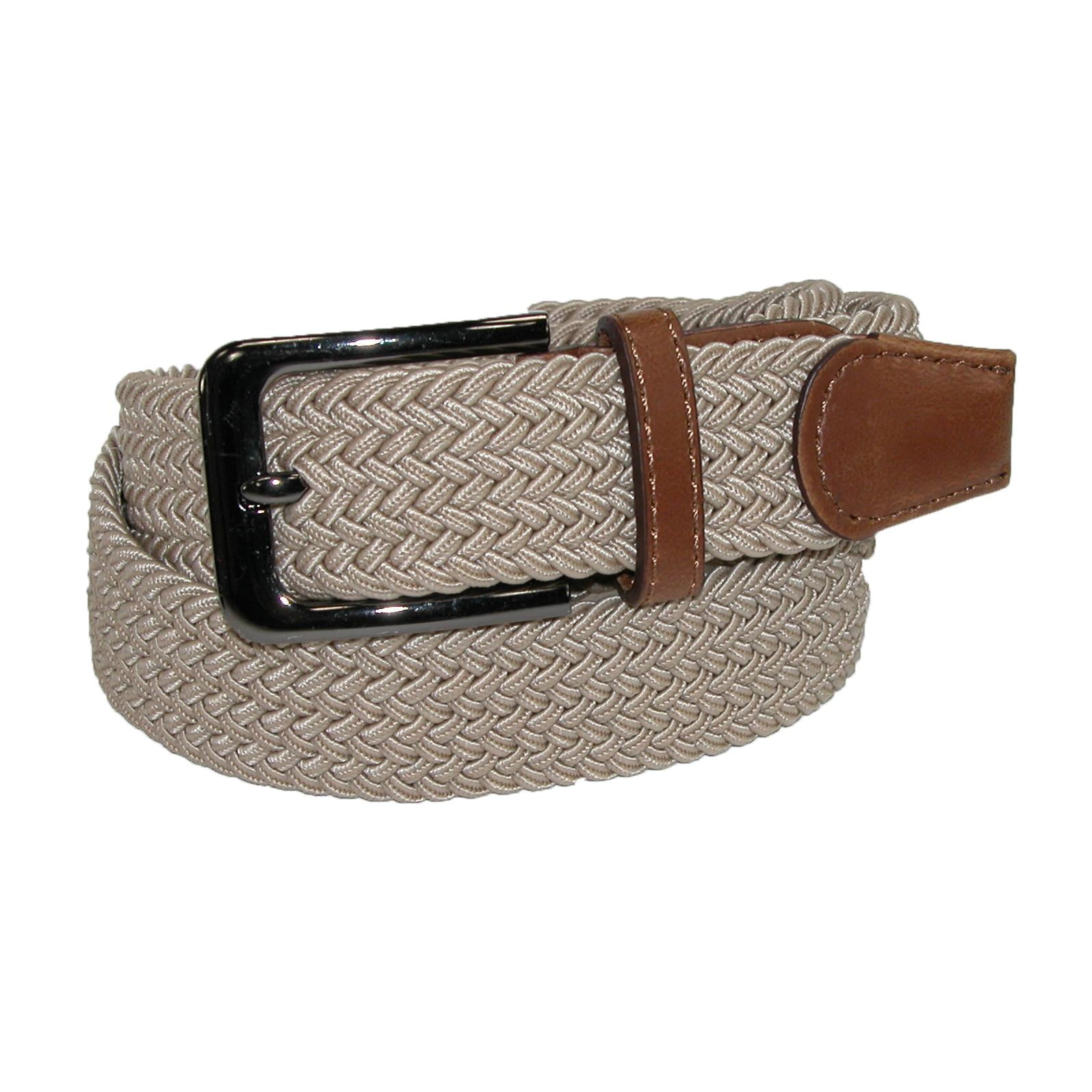 Click here for Ctm Elastic Braided Stretch Belt With Silver Buckl... prices