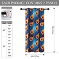 Basketball and Fire Blue Pattern Blackout Curtains,Triple Weaved Fabric ...