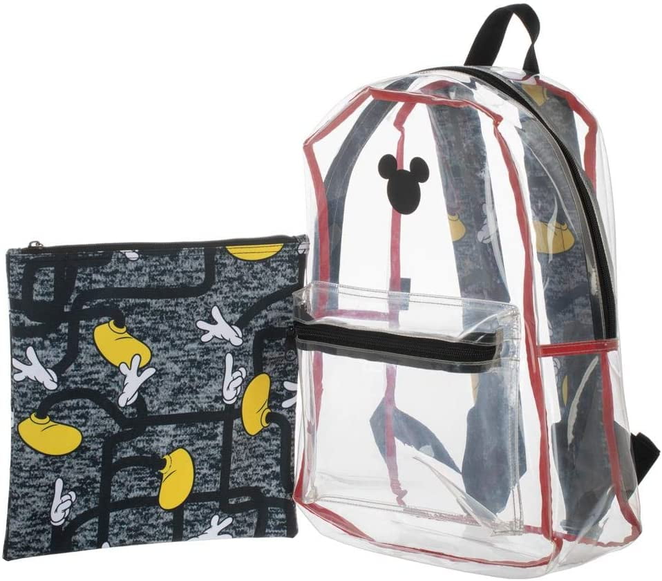 Disney Mickey Mouse Clear Backpack - Walmart.com
